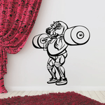 Weight Lifting Wall Decal - Vinyl Decal - Car Decal - CDS007