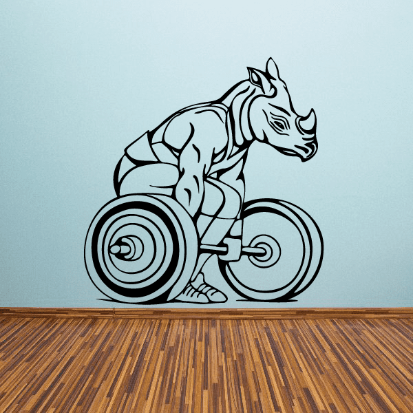 Weight Lifting Wall Decal - Vinyl Decal - Car Decal - CDS008