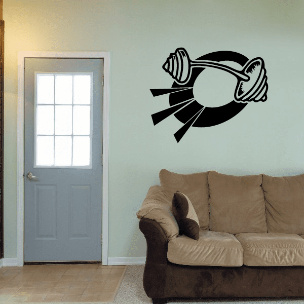 Weight Lifting Wall Decal - Vinyl Decal - Car Decal - CDS013