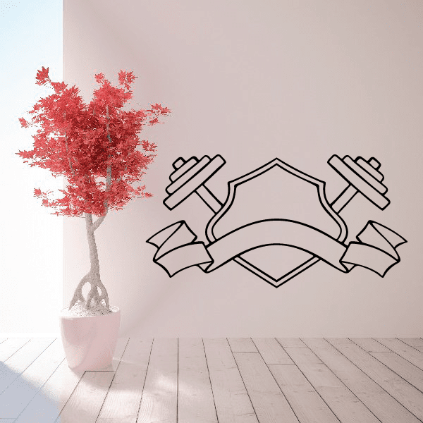 Weight Lifting Wall Decal - Vinyl Decal - Car Decal - CDS027