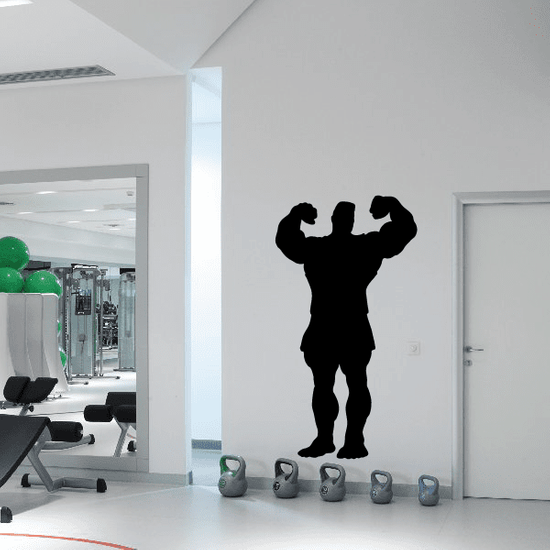 Weightlifting Wall Decal - Vinyl Decal - Car Decal - 004