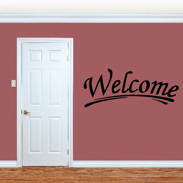 Welcome Wall Decal - Vinyl Decal - Car Decal - Business Sign - MC158