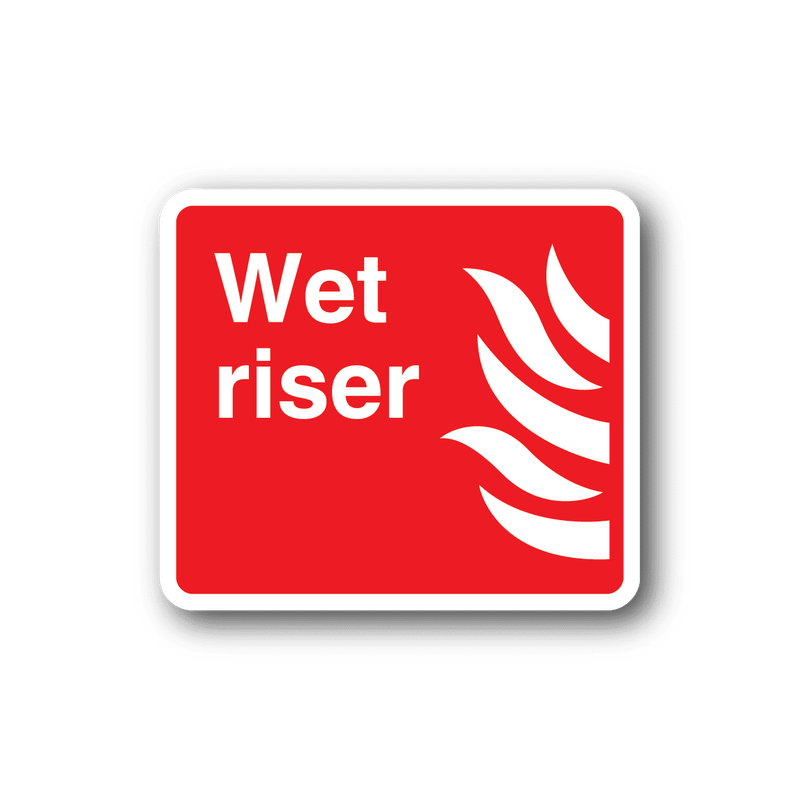 Wet Riser Sticker