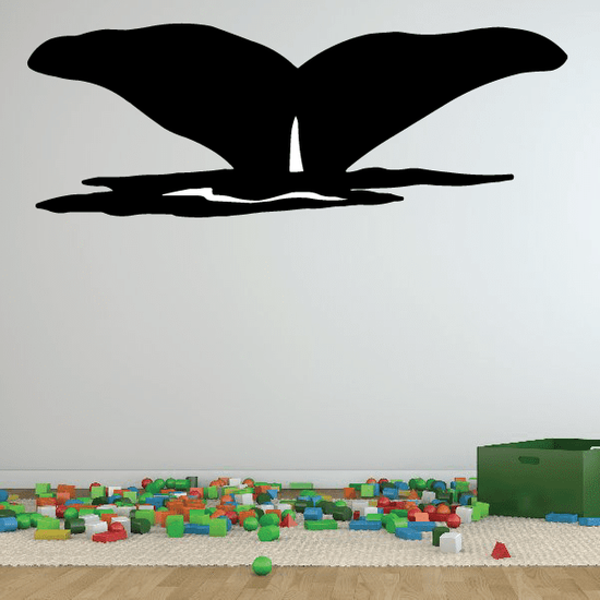 Whale Fin Decal