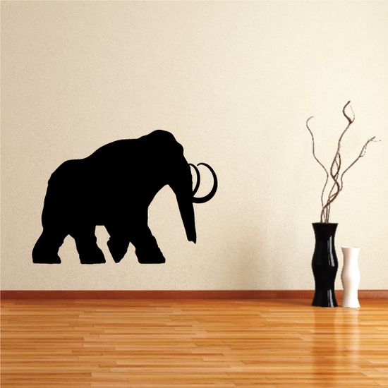 Woolly Mammoth Walking Decal