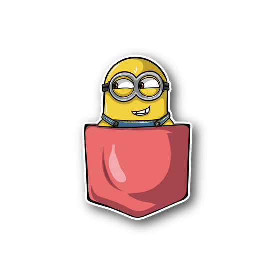 Yellow Man in Pocket Sticker
