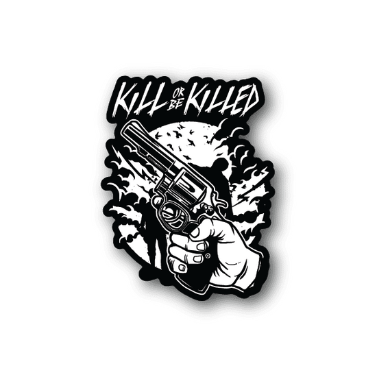 Zombie Kill or be Killed Sticker