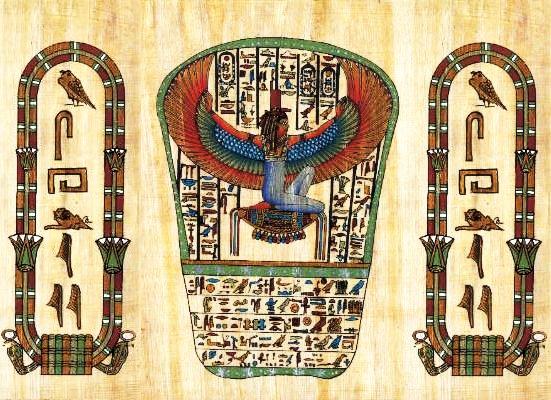 Goddess Isis Papyrus