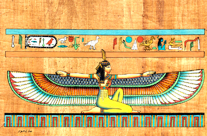 Goddess Isis Papyrus