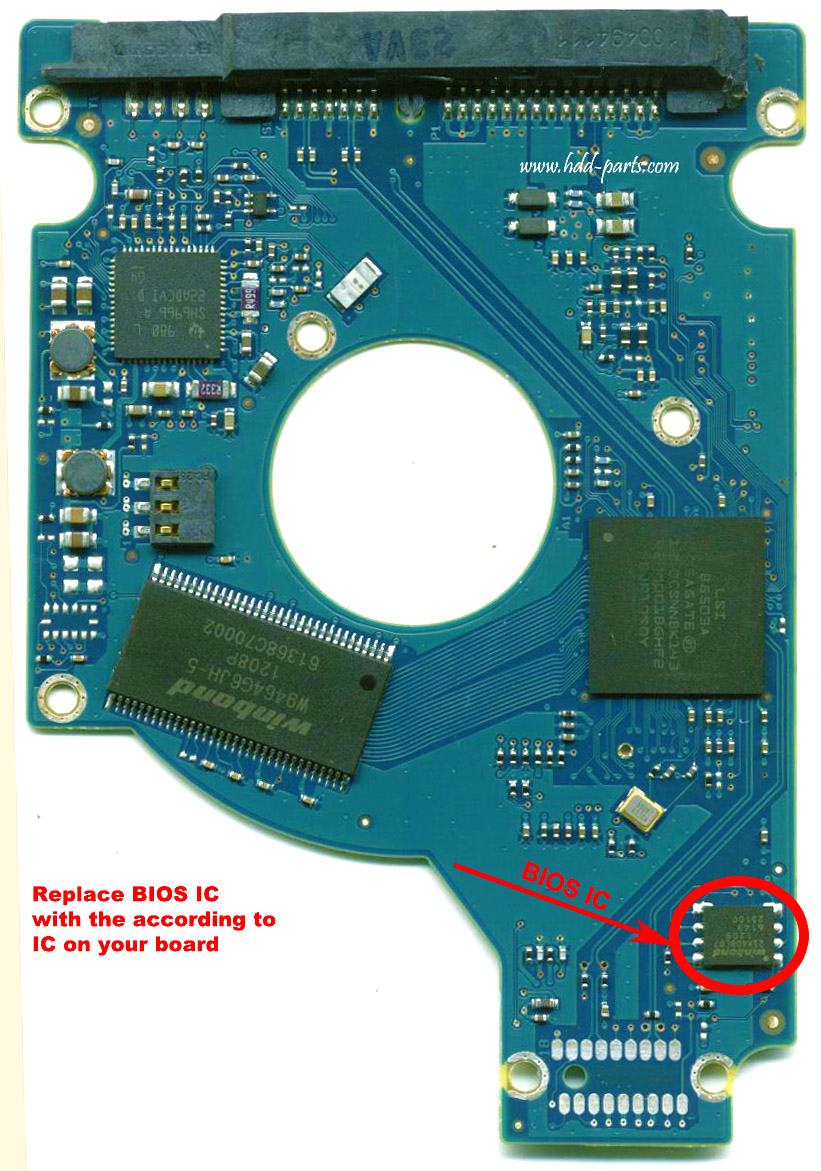 ST9500325AS 9HH134-567 0003BSMI 100656263 D 100656265 REV B 2.5'' SATA ...