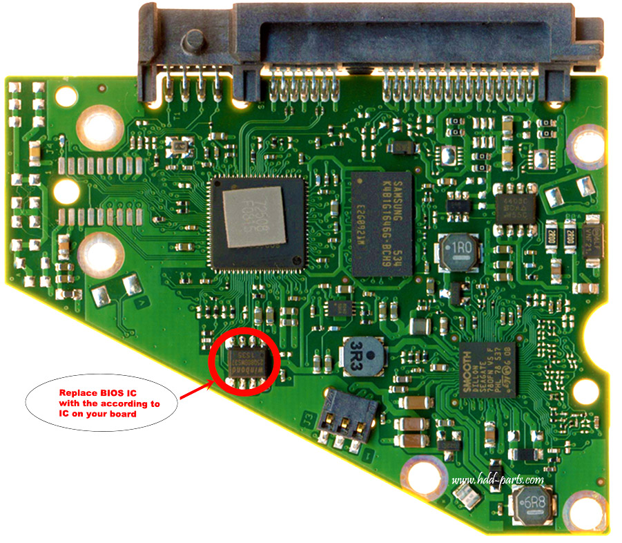 ST5000DM000 1FK178-568 CC46 ST5OOODMOOO 100721570 REV E 3.5'' SATA ...