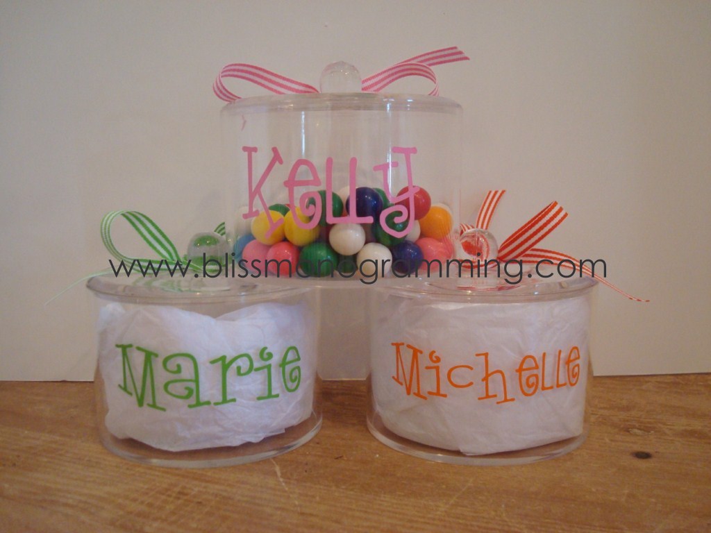 Personalized Acrylic Candy Jar