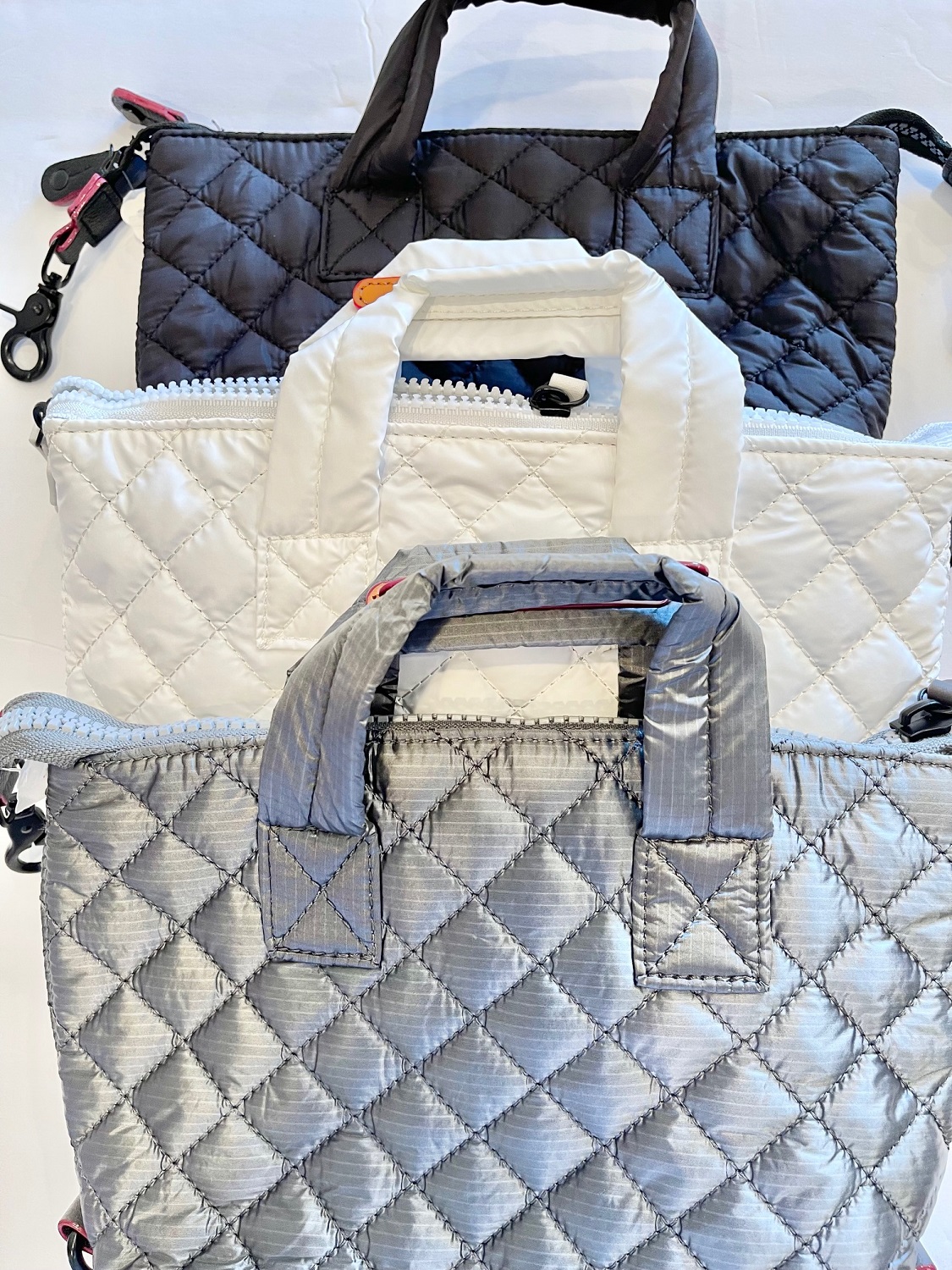 Monogrammed Quilted Mini Tote