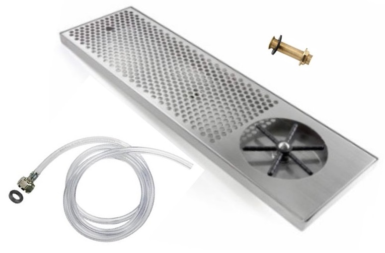 Professional On-Counter Frothing Pitcher Rinser w/5' Hose & Drain Valve