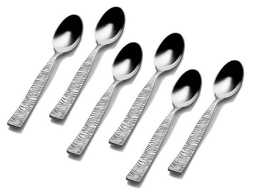 Demitasse Spoons (18/10 Stainless Steel) "Safari" (Set of 6)