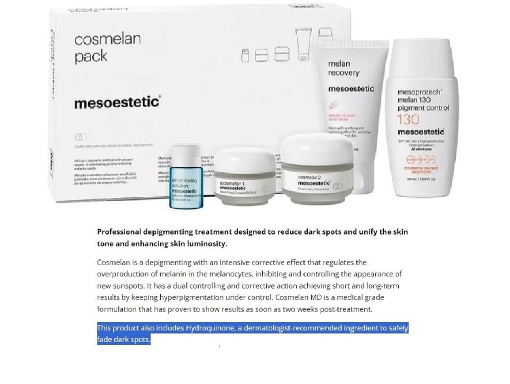 The Cosmelan Pack MD