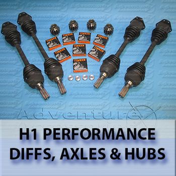 Hummer H1 Axles and Differentials.