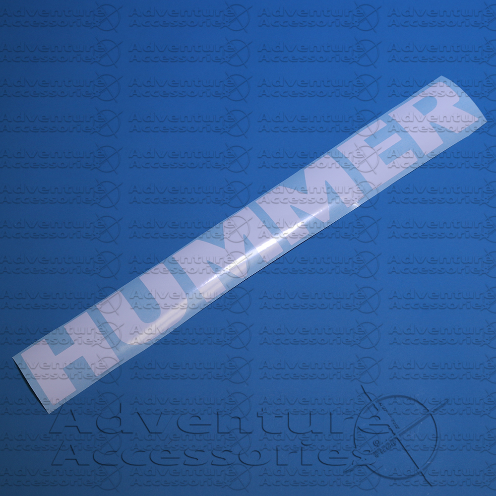 HUMMER H1 DECAL, TAILGATE 'HUMMER' WHITE 5744673