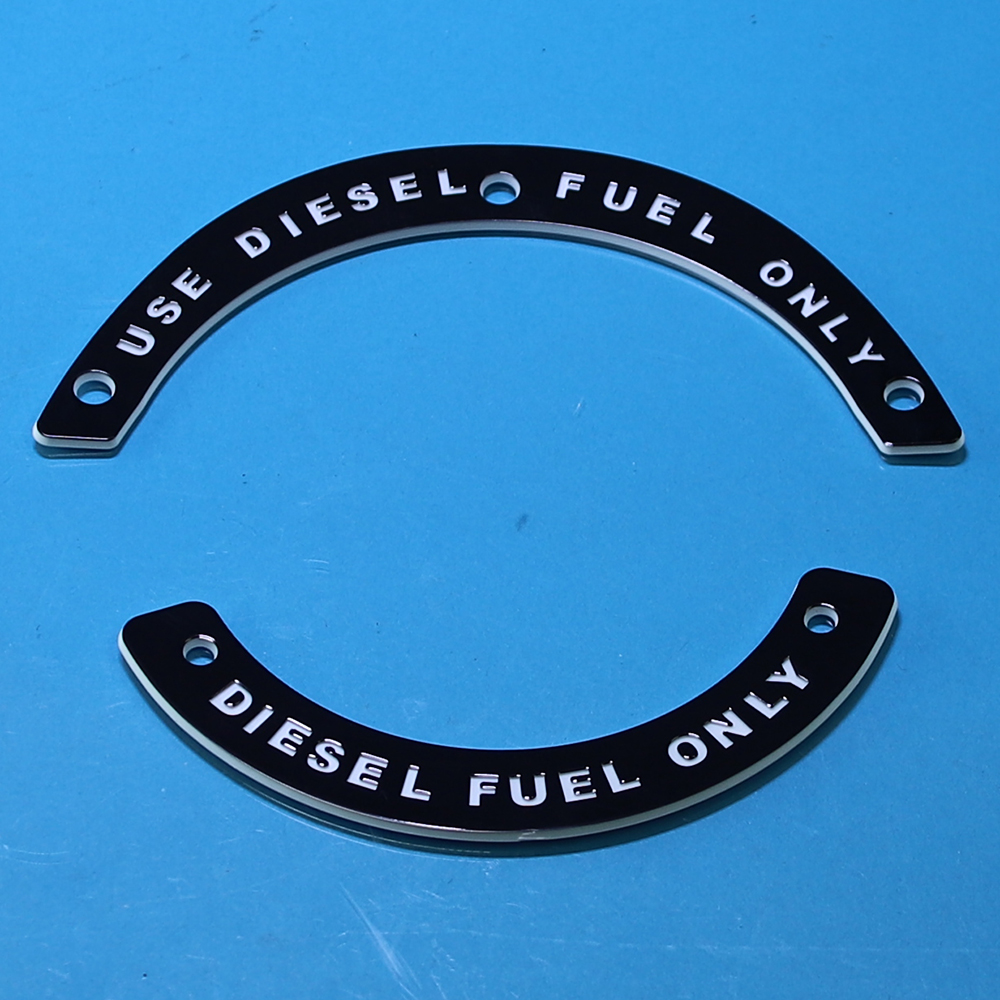 FUEL TANK LABEL REPLACEMENT KIT SET OF TWO 6016058-AA