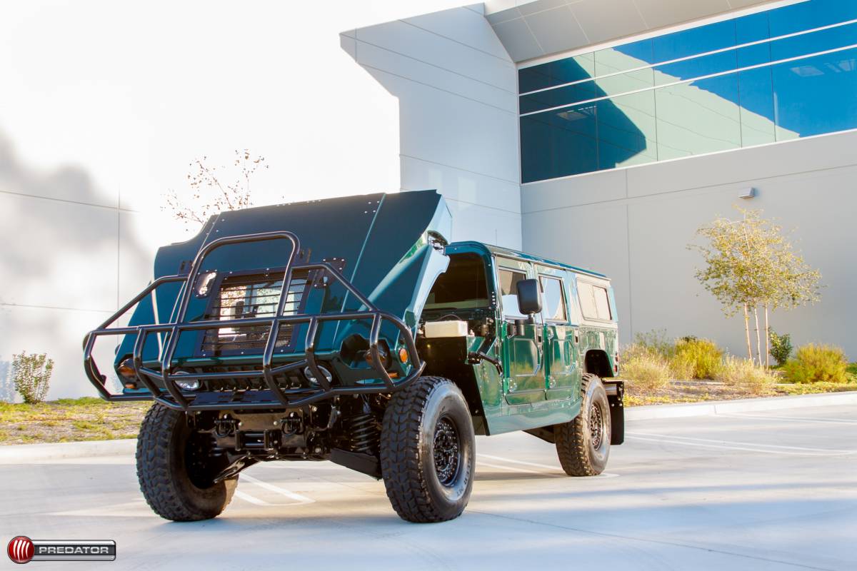 Predator Hummer H1 D-Ring Brush Guard.