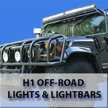 Hummer H1 Light Bars and Lighting Accessories
