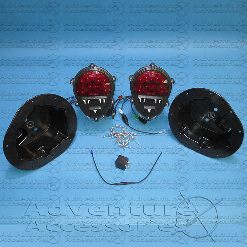 HUMMER H1 MILITARY STYLE LED TAIL LIGHT KIT ('99-'06) 5746493-hv-kit