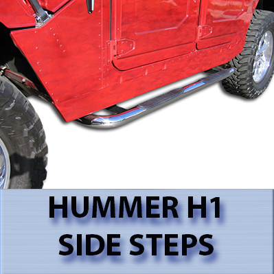 Hummer H1 sidesteps and running boards
