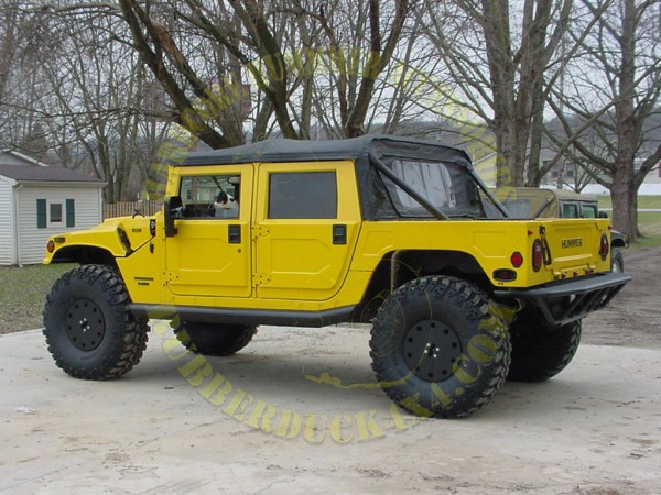 HUMMER H1 SOFT TOP BLACK ('92-'97.5) 6004211-R