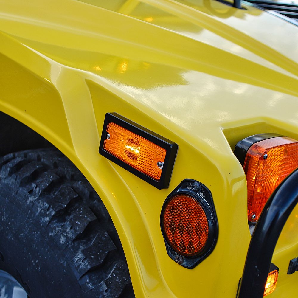 HUMMER H1 LED FRONT MARKER LIGHT KIT WITH BILLET ALUMINUM BEZELS ('92 ...