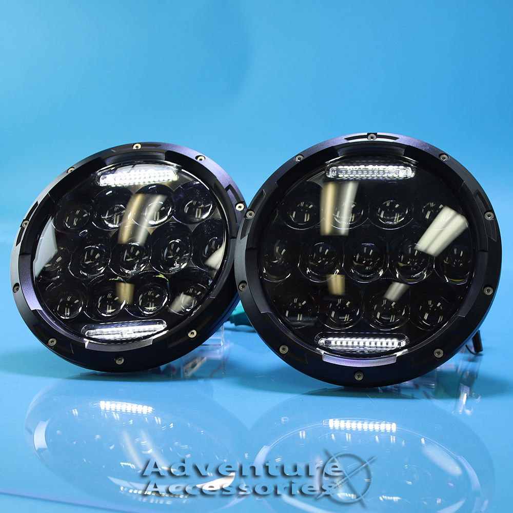 HUMMER H1 LED HEADLIGHTS WITH DAYTIME RUNNING LIGHTS (DRL) (SET OF TWO ...