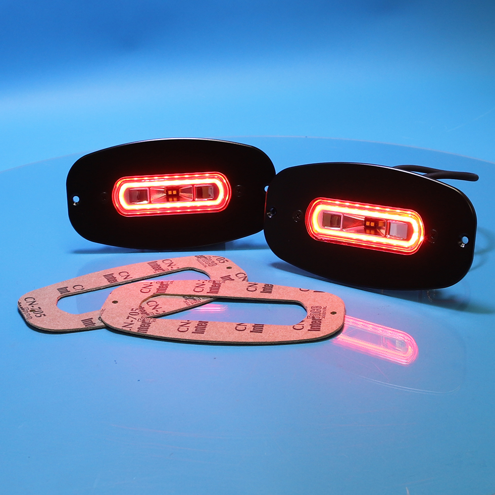 HUMMER H1 LED REAR MARKER LIGHT KIT WITH WHITE SCENE LIGHT 6012298-RIG-KIT