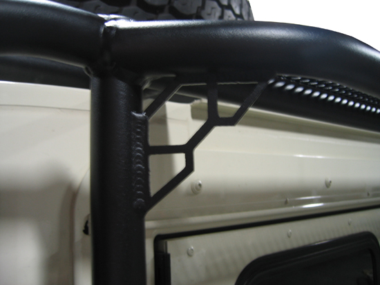 Hummer H1 Rear Bumper and Ladder System
