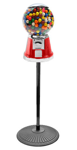Big Bubble Single Gumball Machine with Stand