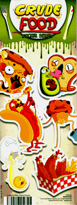 Crude Food Stickers 300pcs
