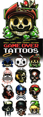 Game Over Tattoos 300pcs