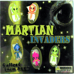 Martian Invaders 2" Toy Capsules 250pcs