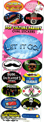 Pop Culture Parody Stickers 300pcs