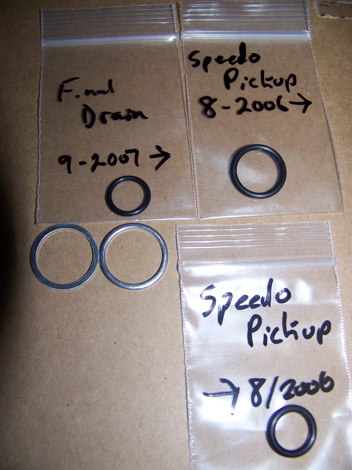 Final Drive & Trans Crush Washer/O-ring Set - All R1200 Hexhead ...