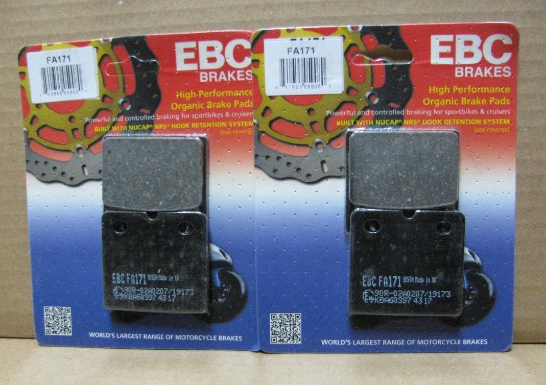 FRONT: EBC Brake Pads FA171