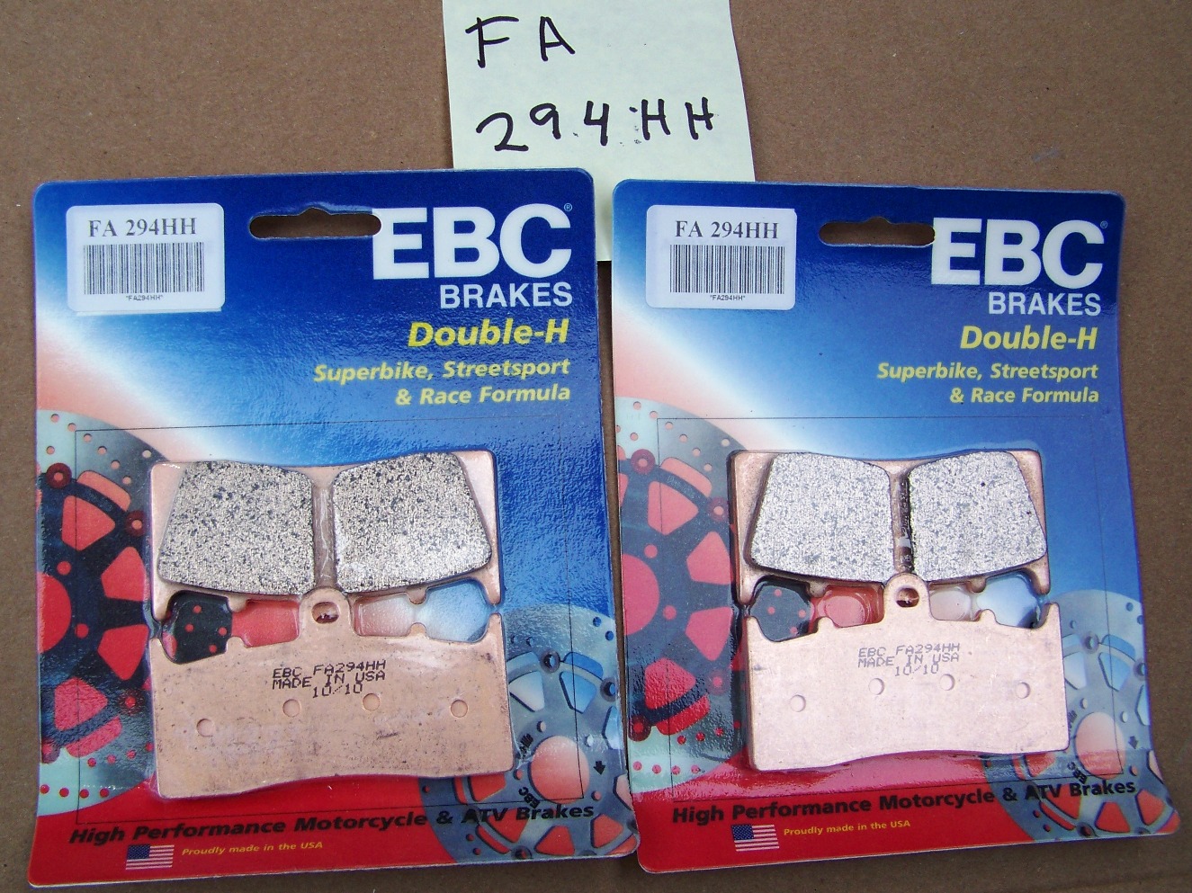 FRONT: EBC FA294HH Front Pads