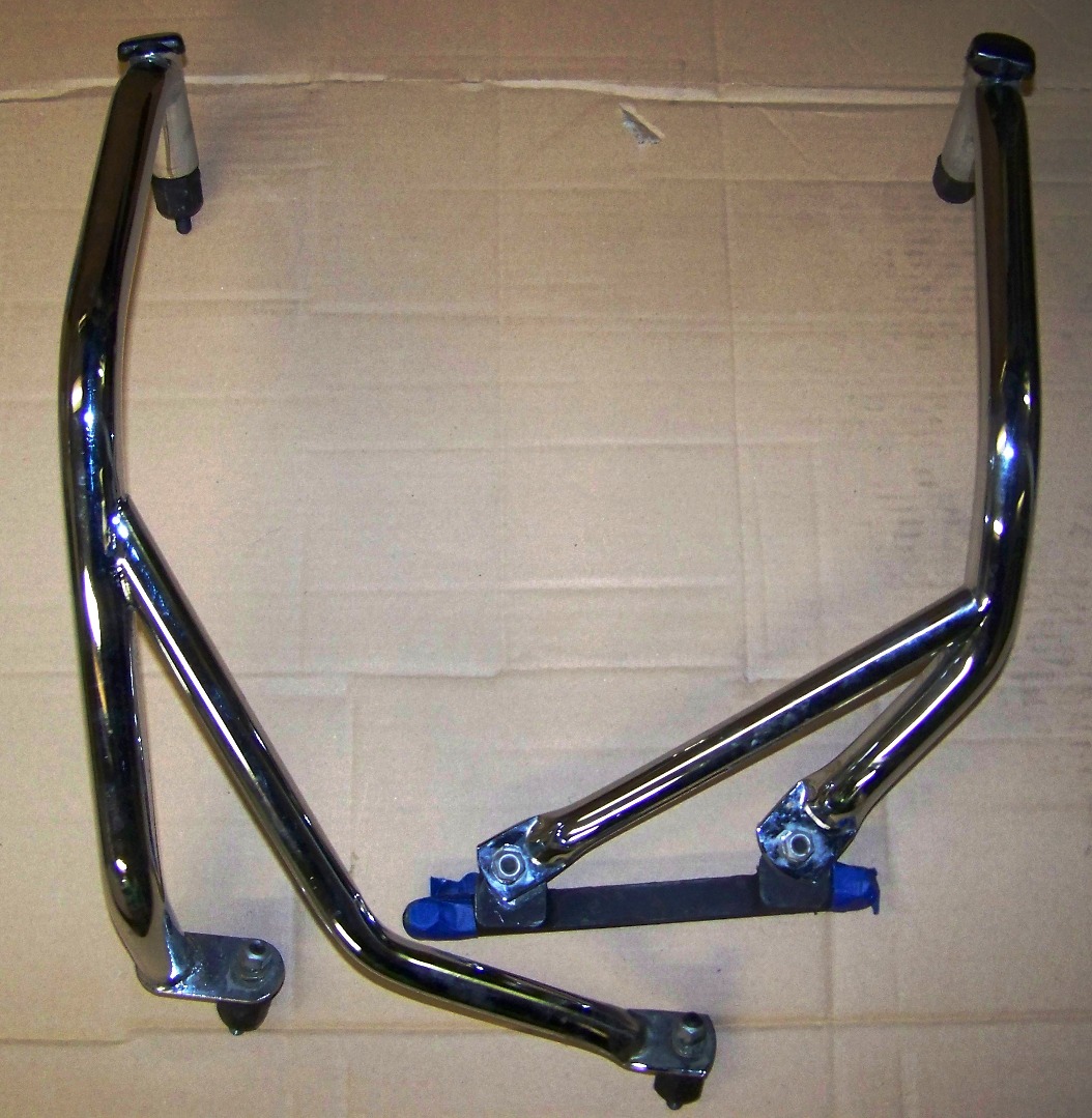K100 (All 2Valve) Crash Bar Set, Chrome, W/Hardware