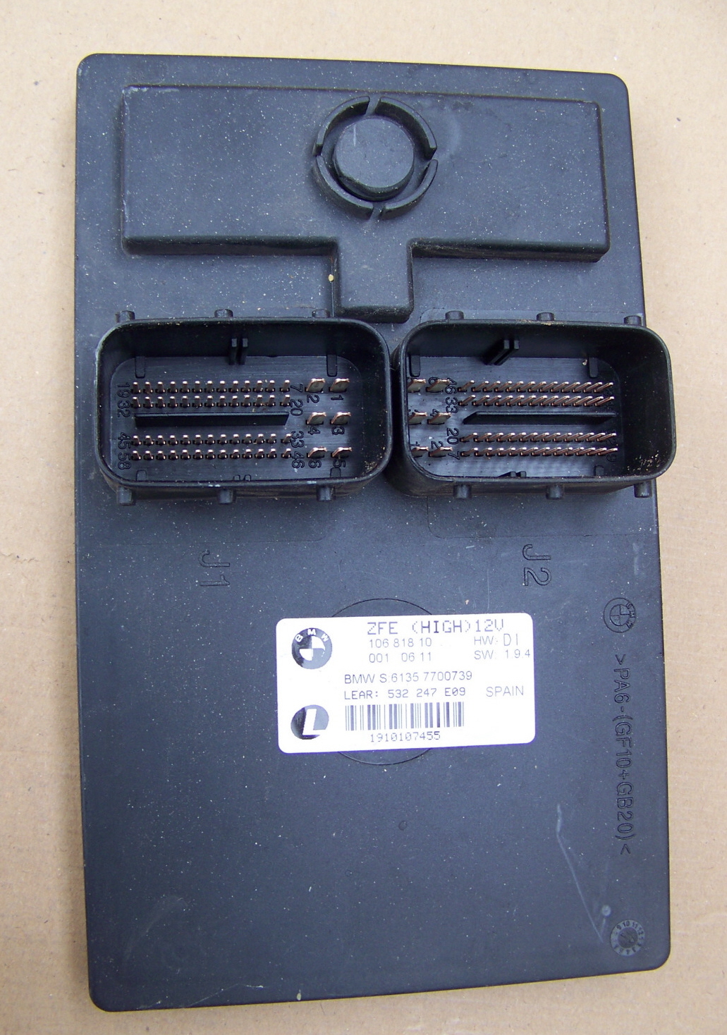 K1200GT, R1200RT (All Years) ZFE "High" Central Vehicle Electronics Module