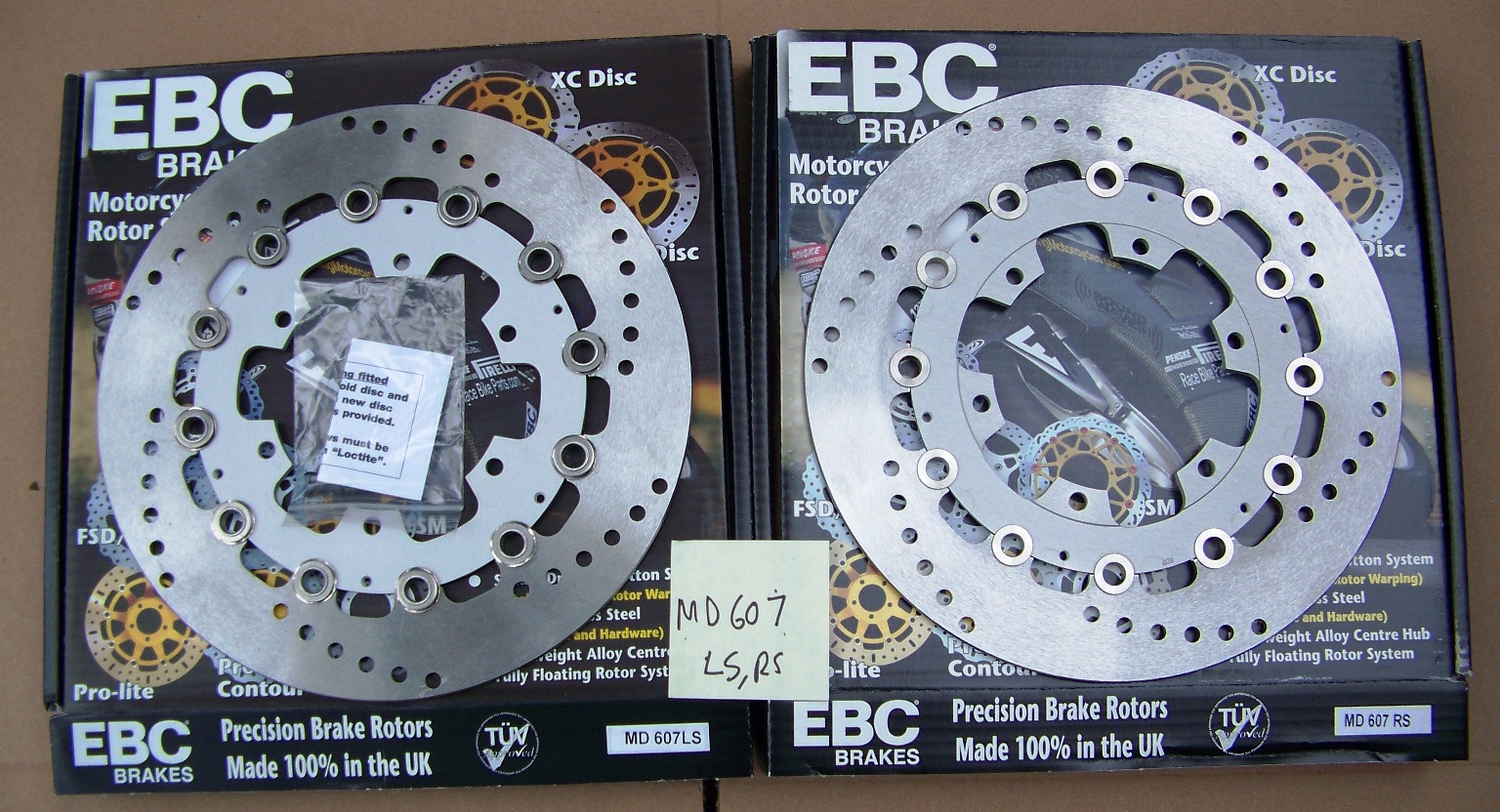 New EBC Floating Rotors, Front Pair - 305mm
