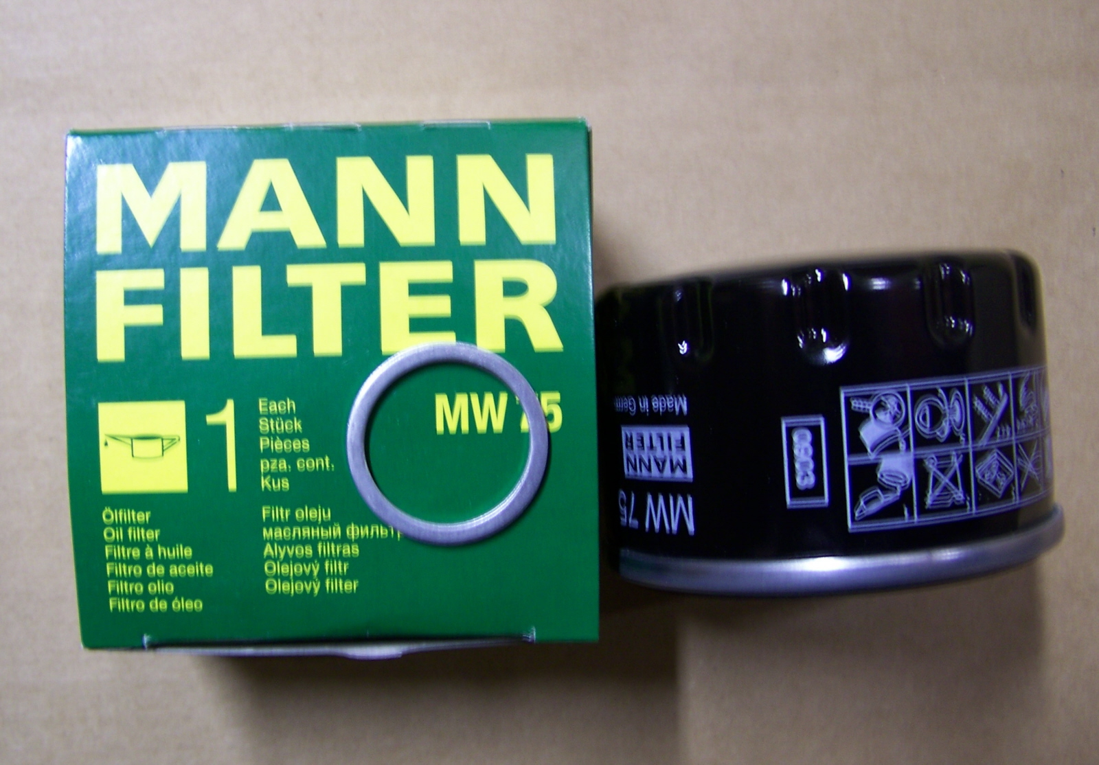 New OEM Mahle Oil Filter W/Crush Washer For All R1200GS/RT/ST/S/R (Non ...