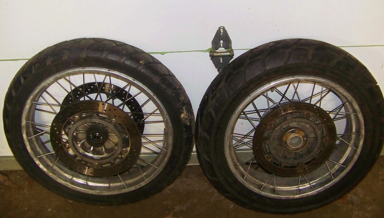 R1100GS / R1150GS Spoked Wheel Set, 19" Front & 17" Rear