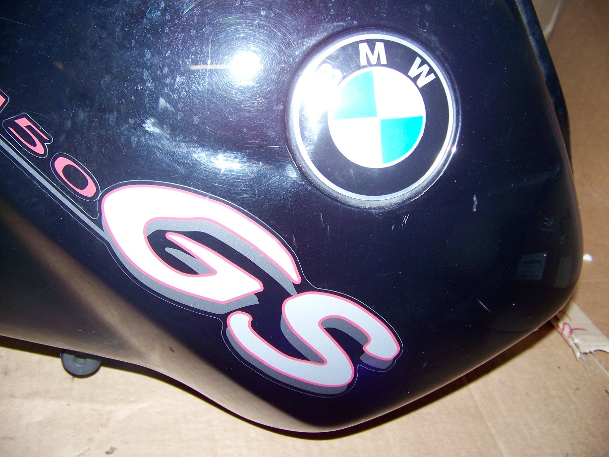 R1150GS (R1100GS Also) Steel Fuel Tank, Black