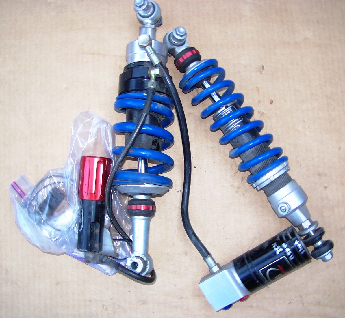 R1150R Wilbers Front & Rear Shocks, Shortened