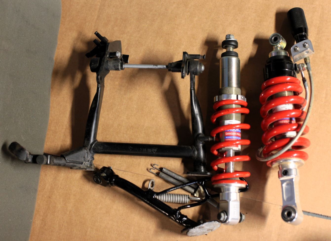 R1150RT Hagon Front & Rear Lowered Shocks W/Lower Center & Side Stands