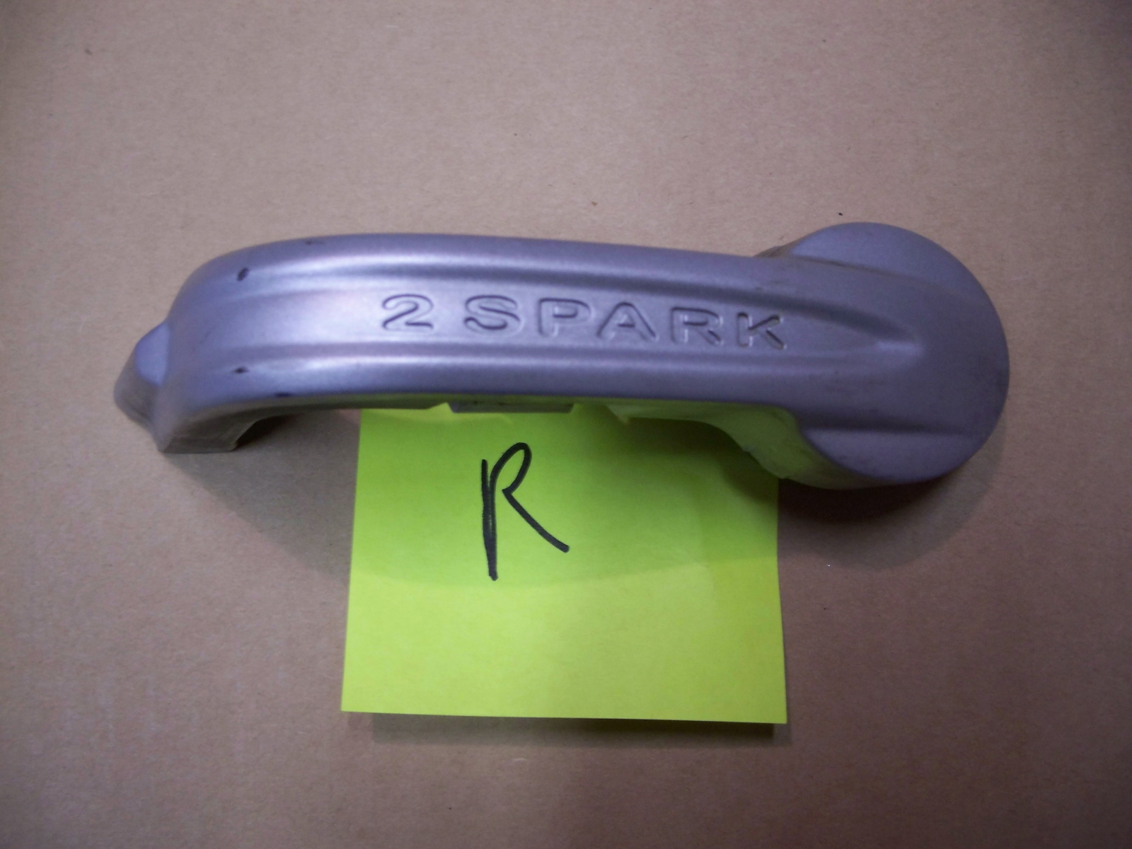 Right Side Dual Spark Spark Plug Cover, Silver