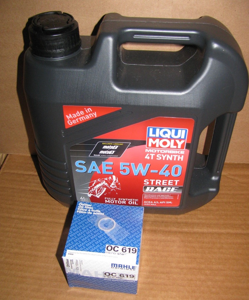 S1000RR, S1000R, S1000XR & F750/850GS & F900R/XR 5W40 Engine Oil Change ...